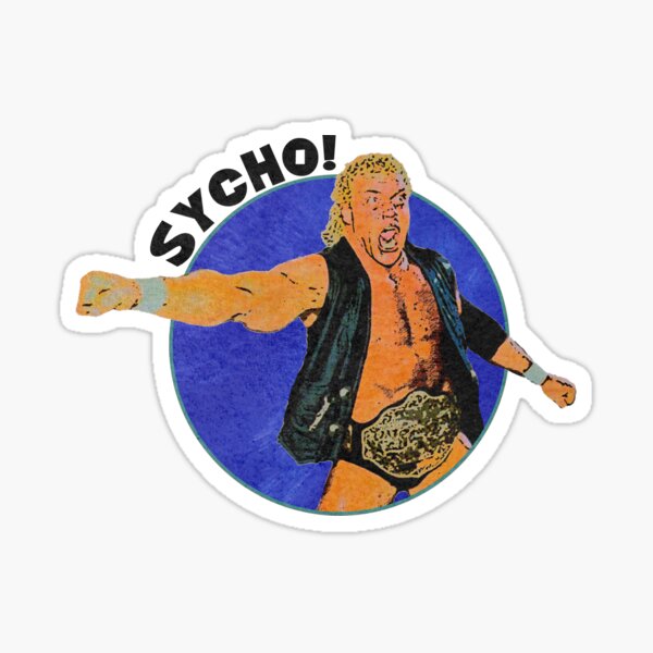Paper Paper & Party Supplies Sycho Sid Sticker Ric Flair - Hulk Hogan ...