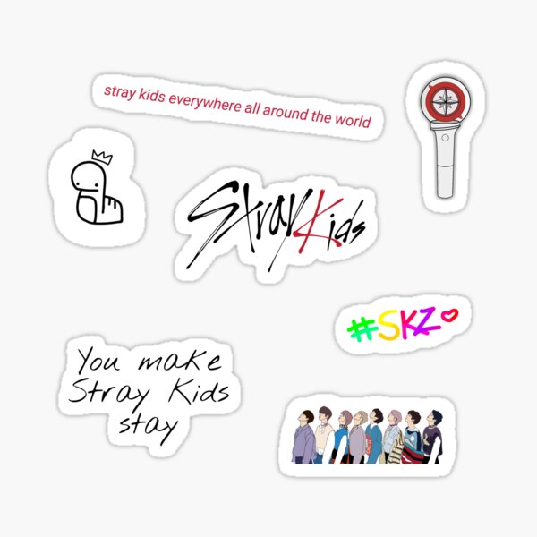 "Stray kids Set" Sticker by K-skztee | Redbubble