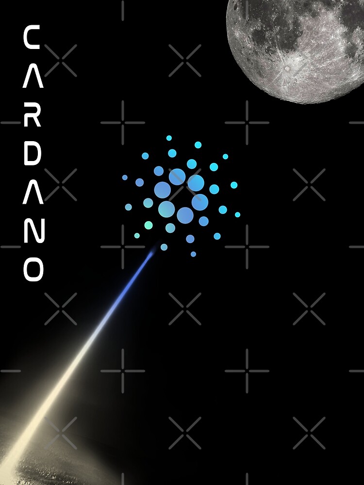 "Cardano to the Moon" Poster for Sale by ftimagens | Redbubble