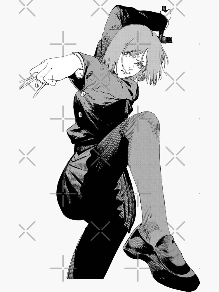 "Nobara pose" Sticker for Sale by ABU-HASBROWN | Redbubble