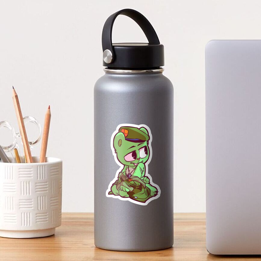 "Happy Tree Friends Flippy " Sticker for Sale by Shawzii | Redbubble