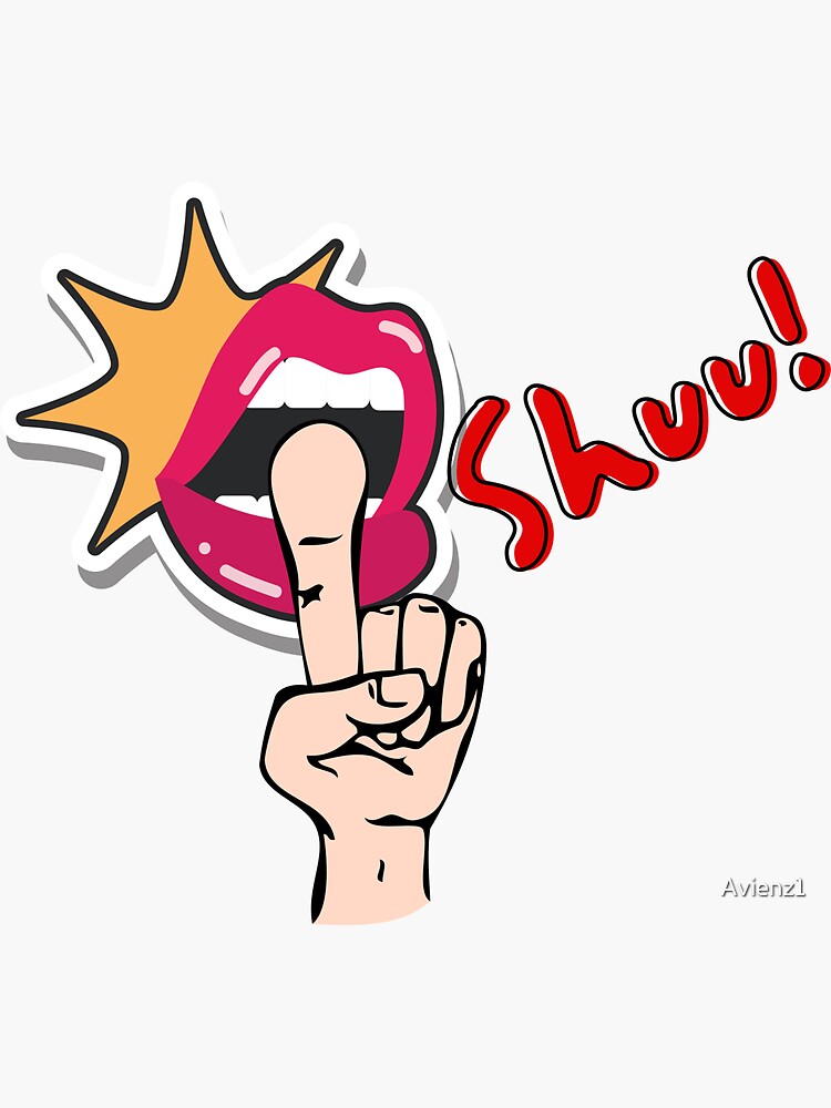 "Shuu! Pop Art" Sticker for Sale by Avienz1 | Redbubble