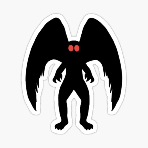 Cryptid Mothman Mothman Sticker Decals & Skins Electronics ...