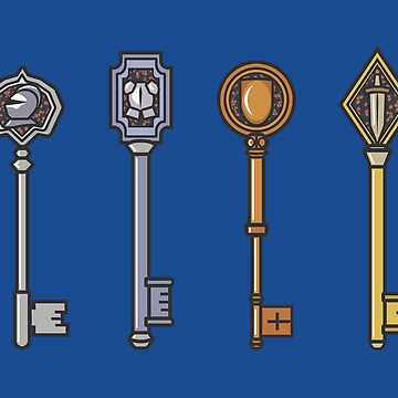 "Resident Evil Mansion Keys" Sticker for Sale by threadfulcat | Redbubble