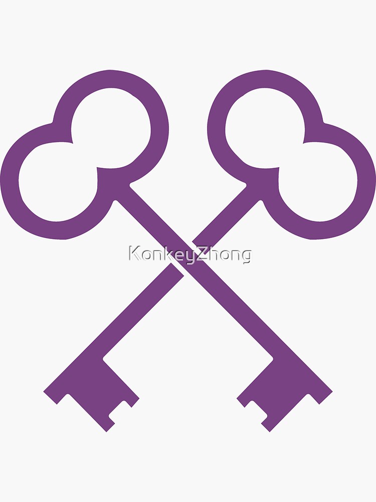 The Grand Budapest Hotel Society Of The Crossed Keys Sticker For