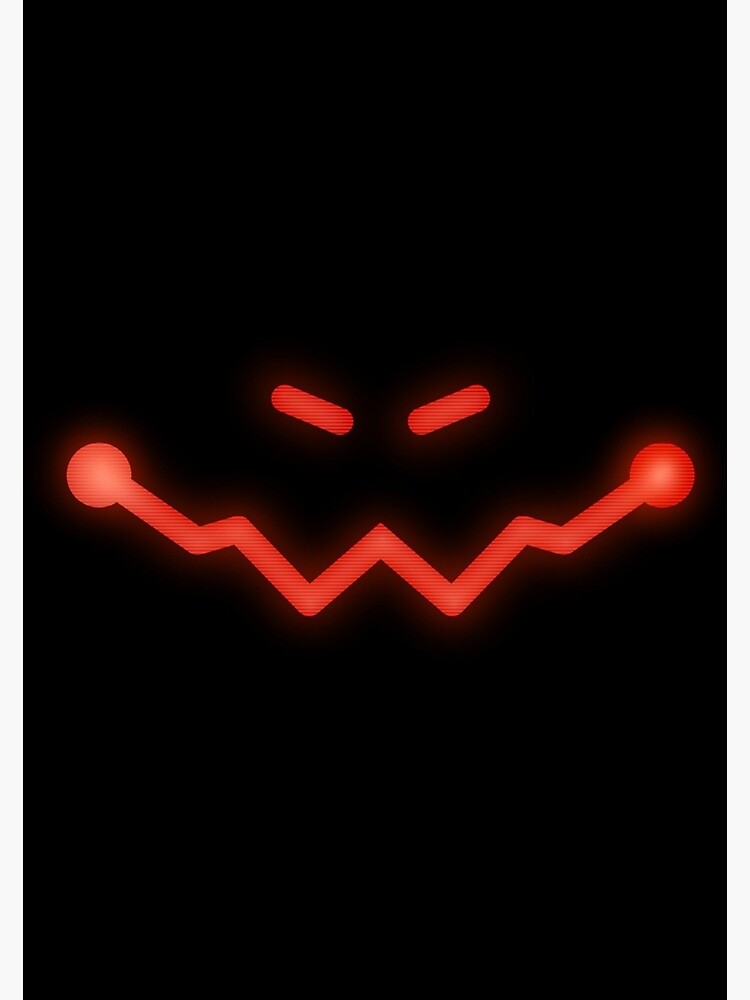 "Red Robot Face" Poster by BentleyJohnsond | Redbubble