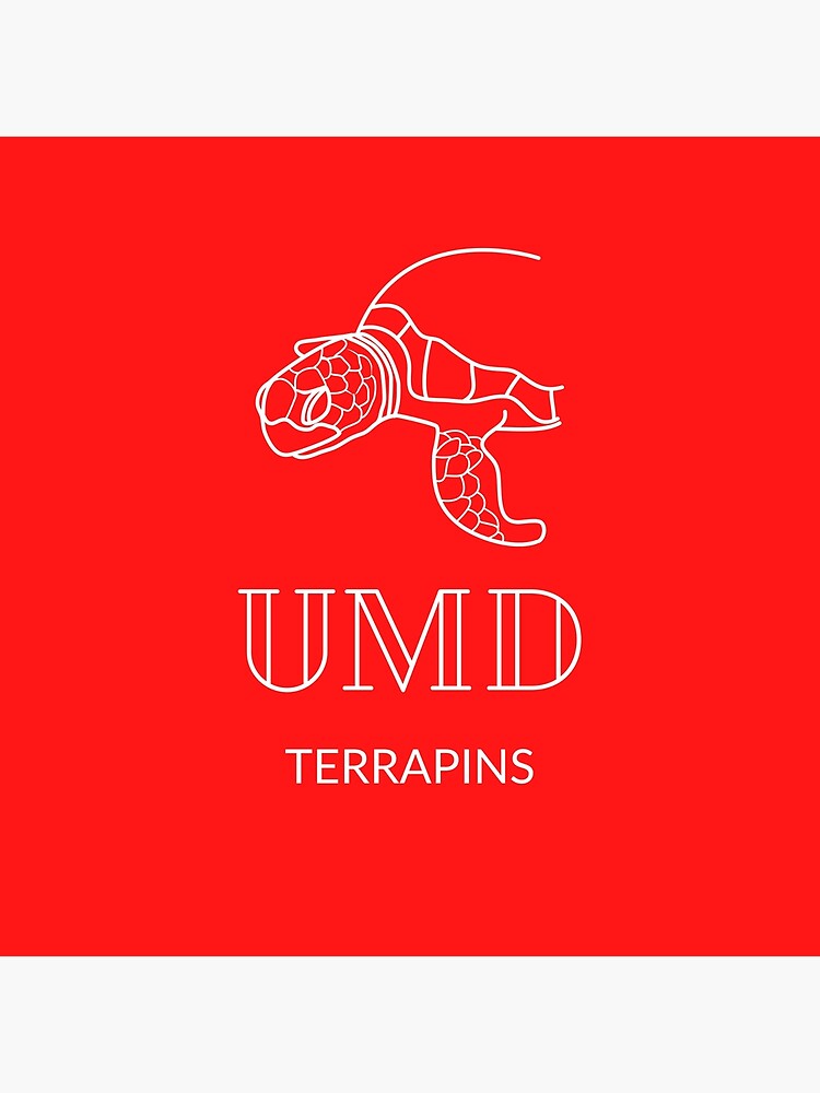 "UMD Terrapins turtle logo" Poster for Sale by ndiazmackey | Redbubble