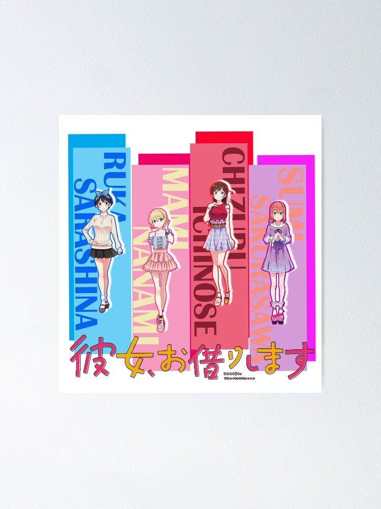"RENT A GIRLFRIEND FANART || RENT A GIRLFRIEND FAN DESIGN" Poster for ...