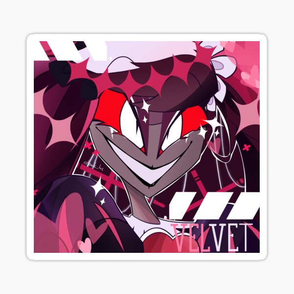 "Velvet!" Sticker for Sale by LucHawk | Redbubble