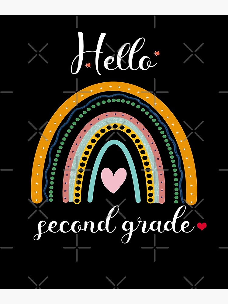 Lámina fotográfica «Hola segundo grado - Un divertido y lindo segundo ...