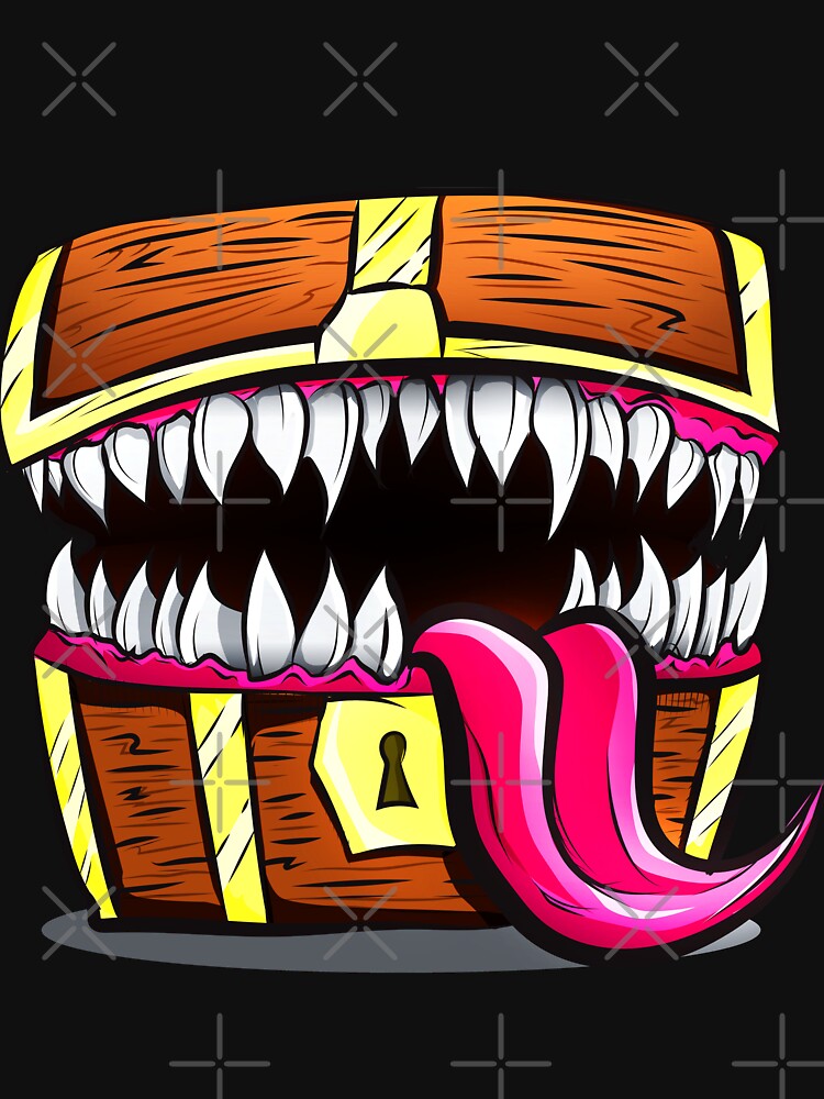 "Mimic Chest - Dungeons & Dragons Monster Loot" T-shirt for Sale by ...