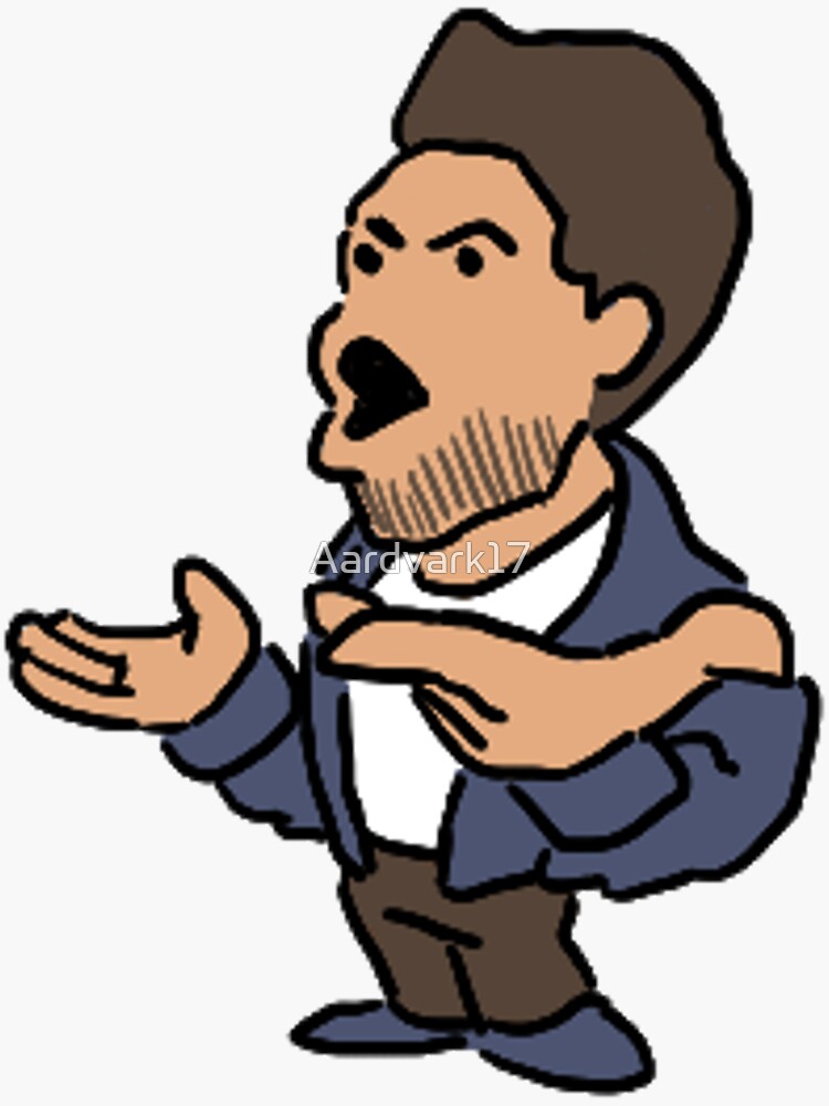 "Alpha Male" Sticker by Aardvark17 | Redbubble