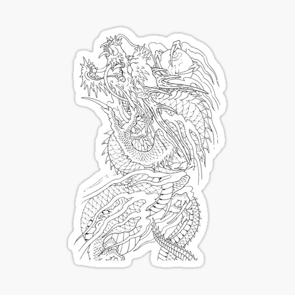 "Kiryu Tattoo" Sticker for Sale by AntwonSmith | Redbubble