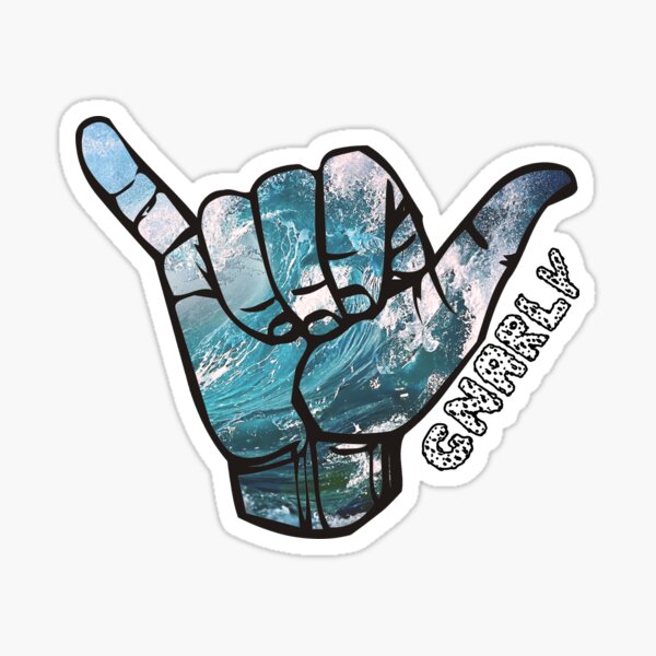 "gnarly" Sticker for Sale by acaciablue | Redbubble