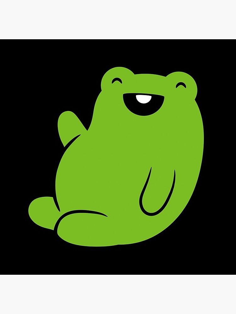 "Frog cartoon" Poster by KasTanDesign | Redbubble
