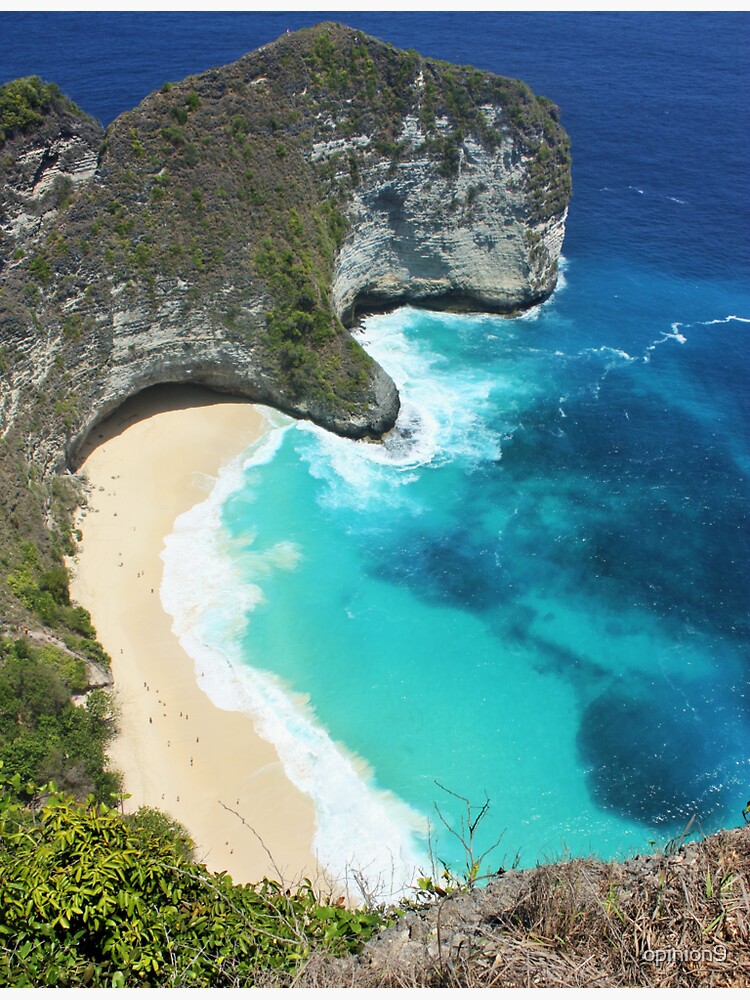 "Kelingking Beach, turquoise blue water, Nusa Penida, Indonesia ...