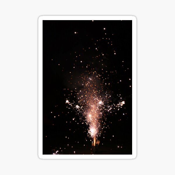 "Fireworks" Sticker for Sale by WFP87 | Redbubble