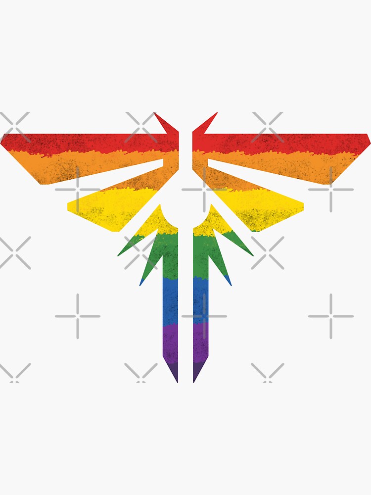 "Pride Firefly" Sticker by chessyricepuffs | Redbubble