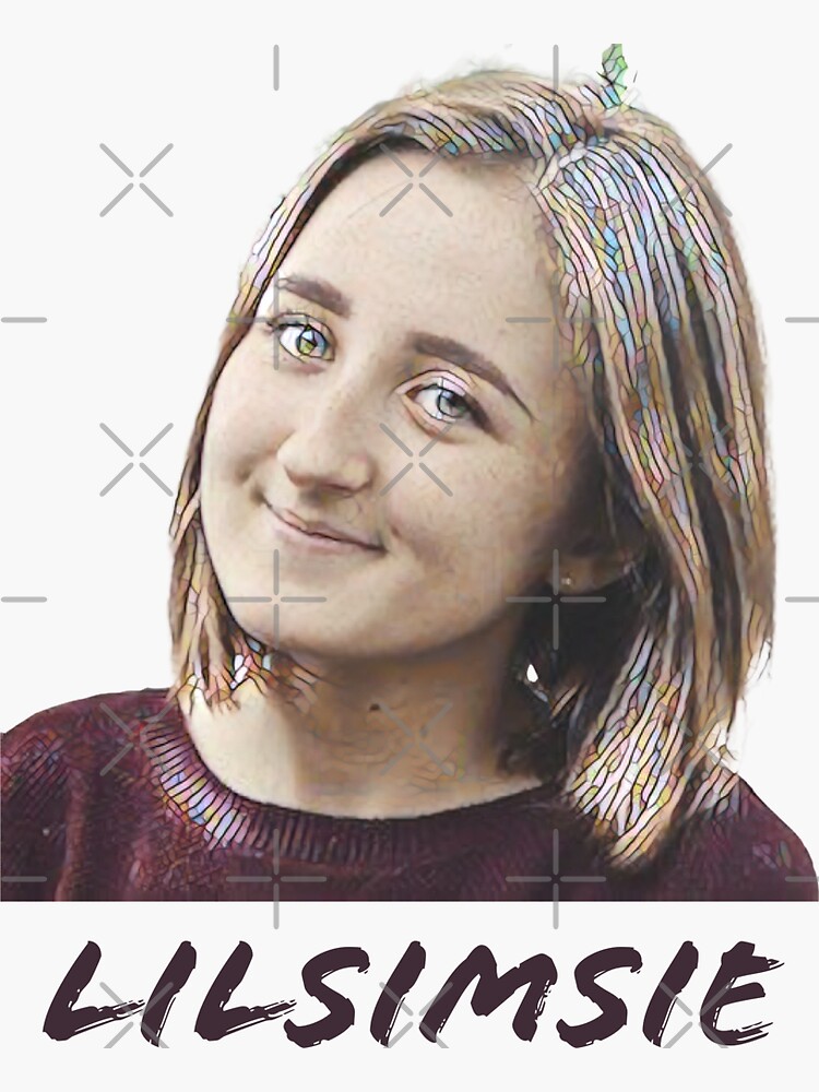 "Lilsimsie" Sticker for Sale by Mariocii | Redbubble
