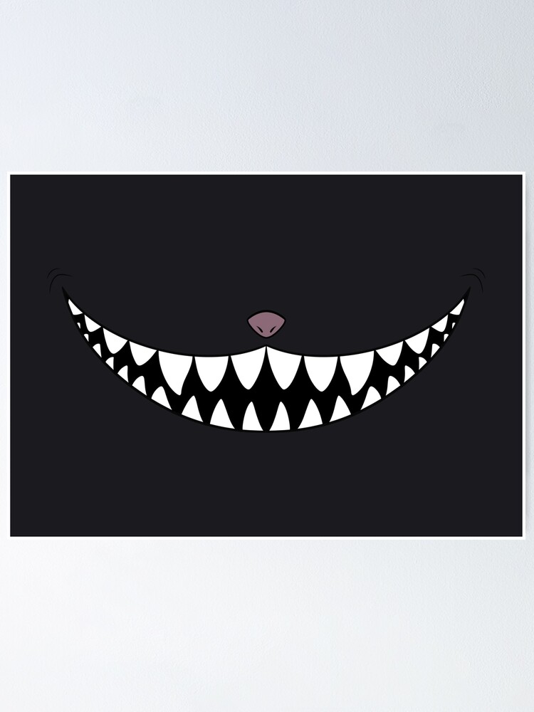 "Cheshire Cat Smile" Poster for Sale by chloealwan | Redbubble