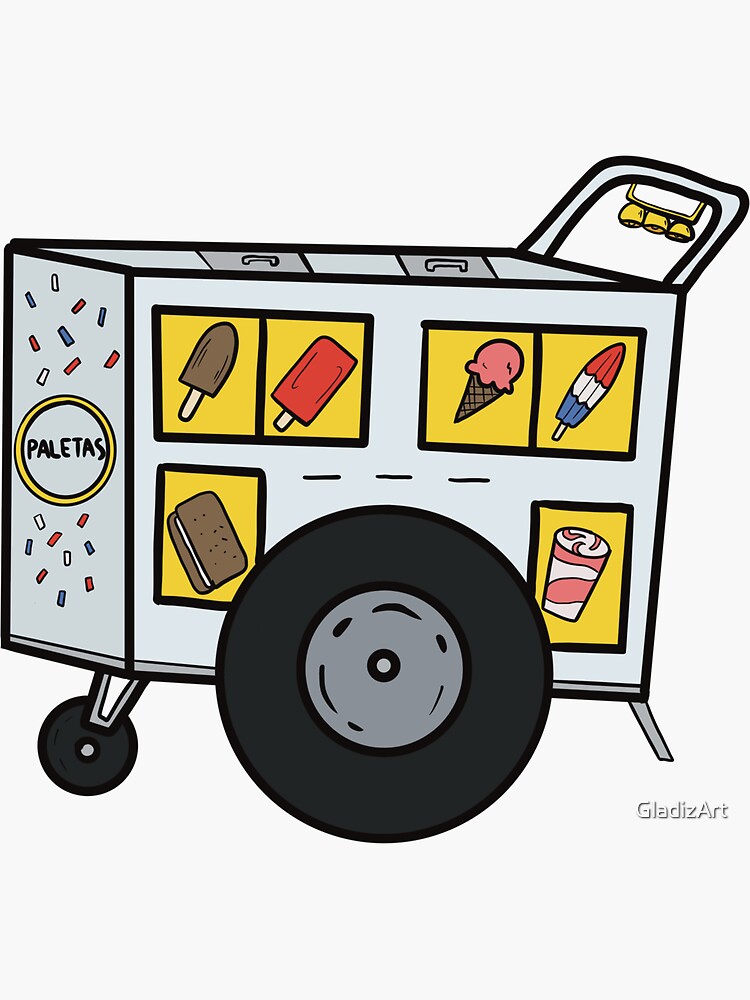 "Paletas version 2" Sticker for Sale by GladizArt | Redbubble