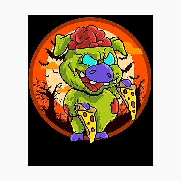 Disfraz De Hombre Cerdo Zombie De Minecraft Máscara De Fiesta Zombie