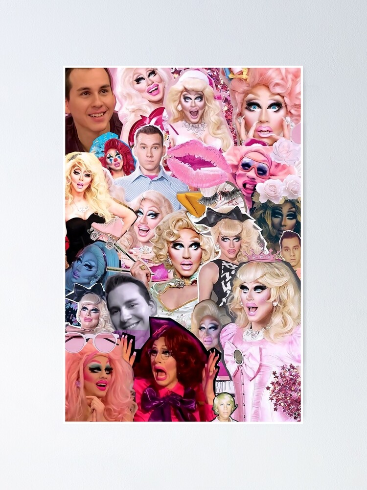 "TRIXIE MATTEL COLLAGE" Poster for Sale by PhyllisERichard | Redbubble