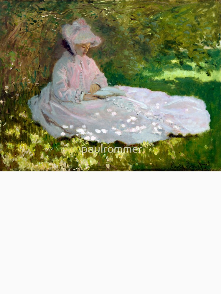 "Springtime - Claude Monet - 1872" Pullover Hoodie by paulrommer ...