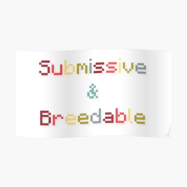 Póster «Texto de meme de minecraft sumiso y reproducible» de Goath ...