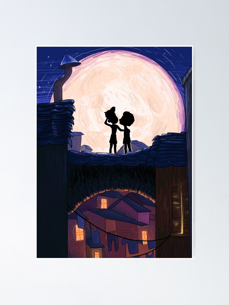 "Luca and Alberto beneath the fish " Poster by lilpainterguy | Redbubble