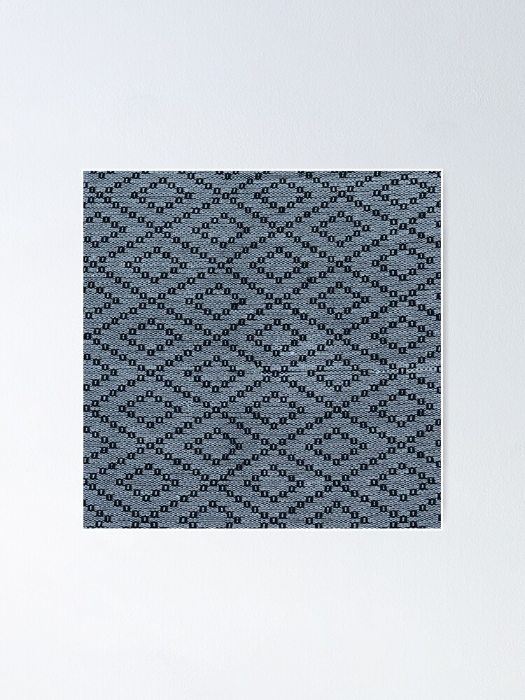 "Philippine Inabel Pattern (Blue)" Poster for Sale by rented-soul ...