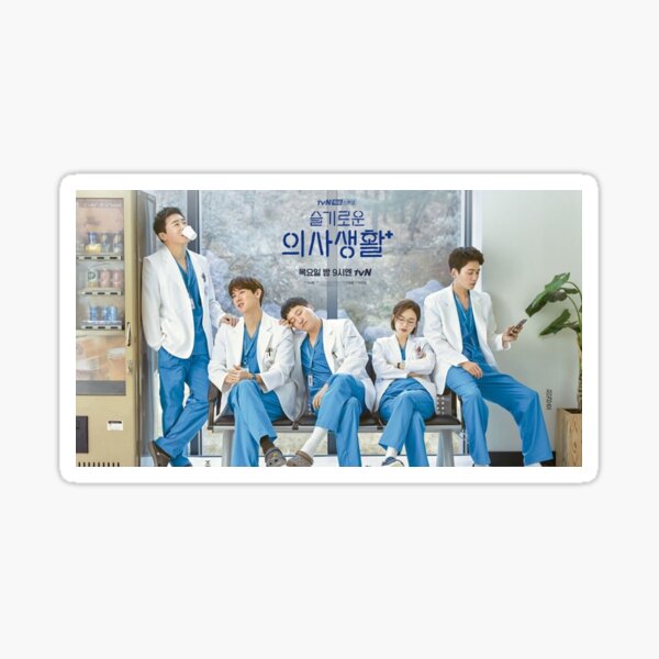 "Hospital Playlist " Sticker for Sale by test-lover | Redbubble