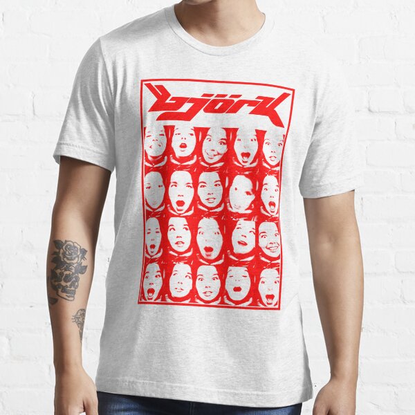 "Bjork Army Of Me Vintage Vibe (Red)" T-shirt for Sale by hypelaboratory | Redbubble | bjork t ...