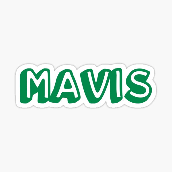 "MAVIS" Sticker by kikojipo | Redbubble