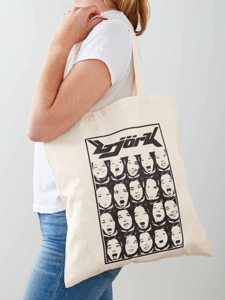 "Bjork Army Of Me Vintage Vibe (Black)" Tote Bag for Sale by hypelaboratory | Redbubble