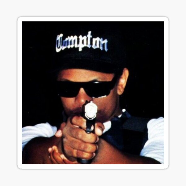 "Eazy E " Sticker for Sale by SportsArtCO | Redbubble
