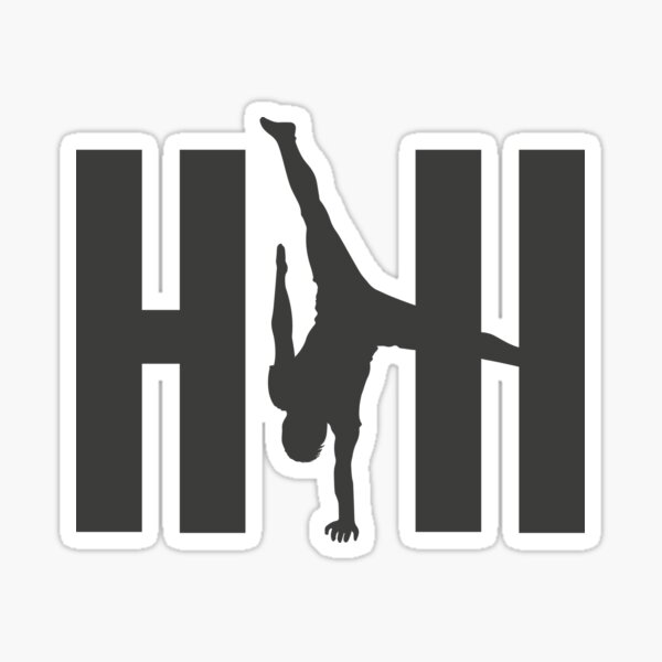 "Handstand Hangouts Logo" Sticker for Sale by Scotty-Scott | Redbubble