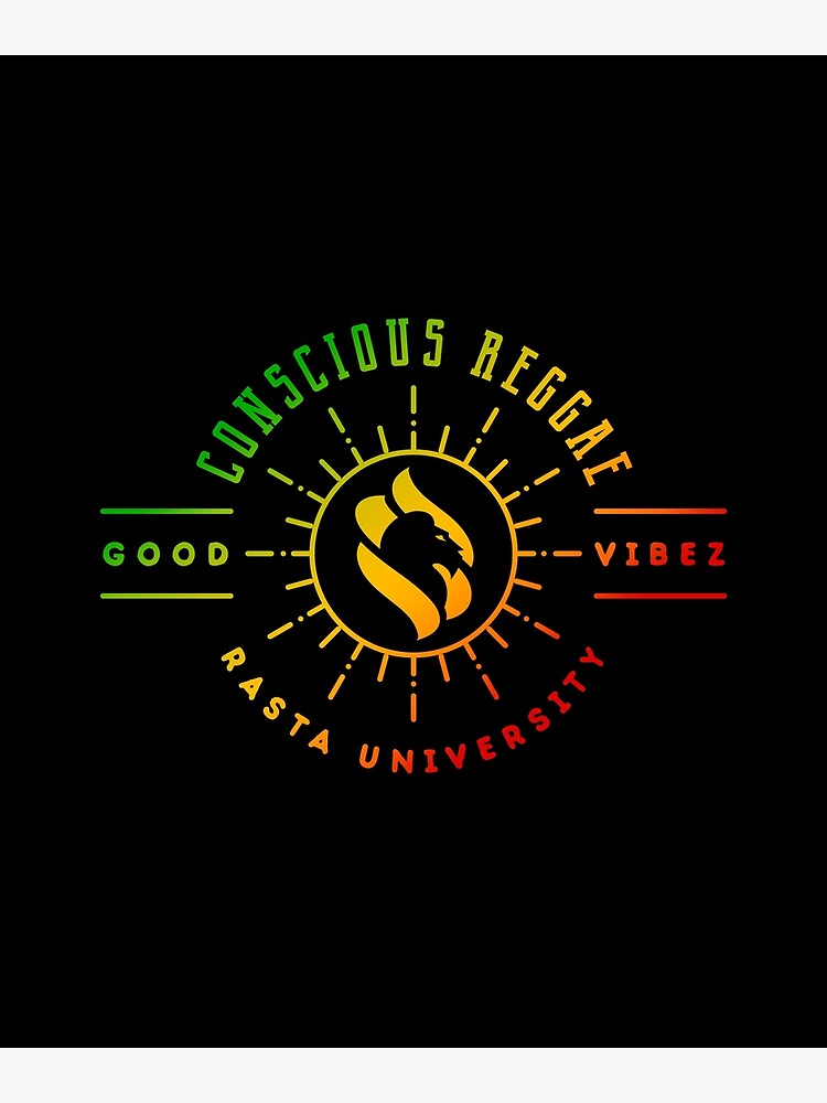 "Conscious Reggae Rasta Colors" Art Print for Sale by rastauniversity ...
