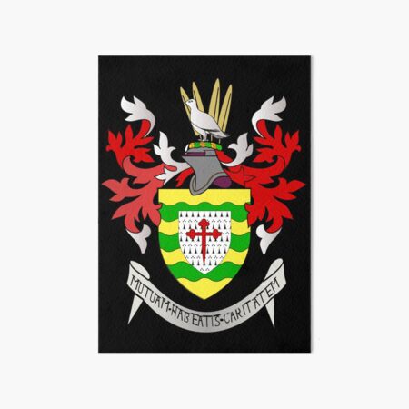 "Coat of Arms of County Donegal, Ireland" Art Board Print for Sale by ...