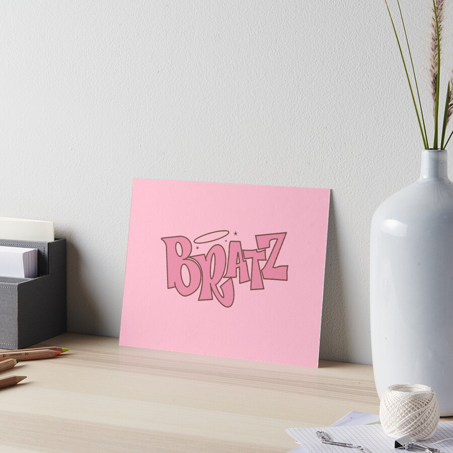"Pink bratz logo " Art Board Print by blueberrycafe | Redbubble