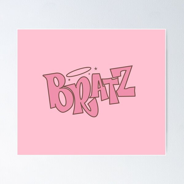 "Pink bratz logo " Poster for Sale by blueberrycafe | Redbubble