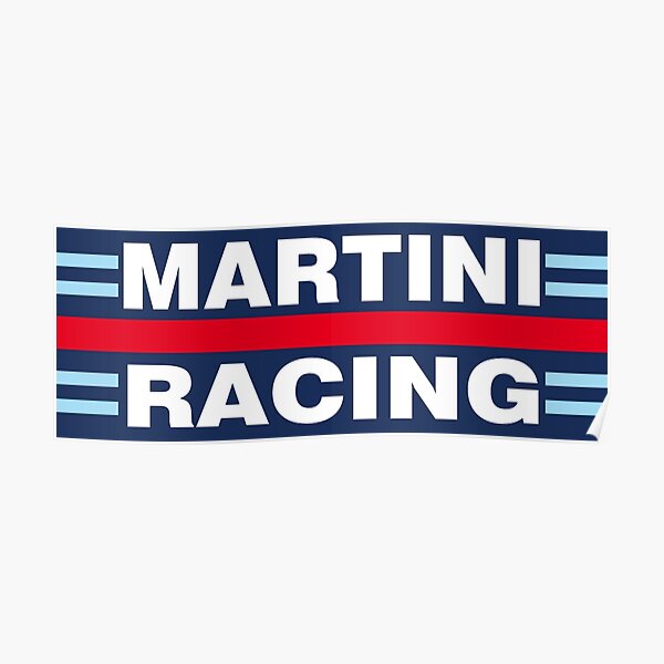 "Martini Racing" Poster for Sale by JRLdesign1 | Redbubble
