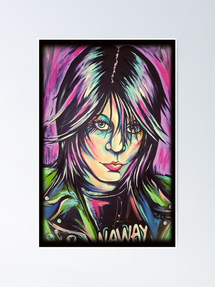 "Punk Rock Queen " Poster for Sale by amybelonio | Redbubble