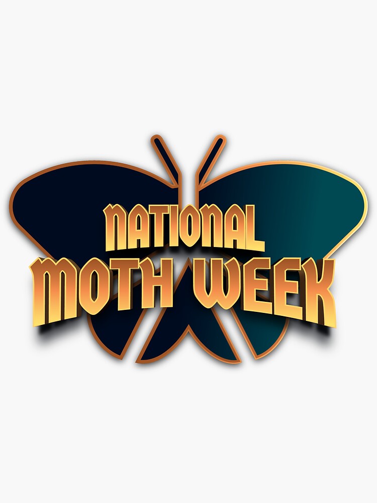 "National Moth Week Butterfly Lepidoptera" Sticker for Sale by ...