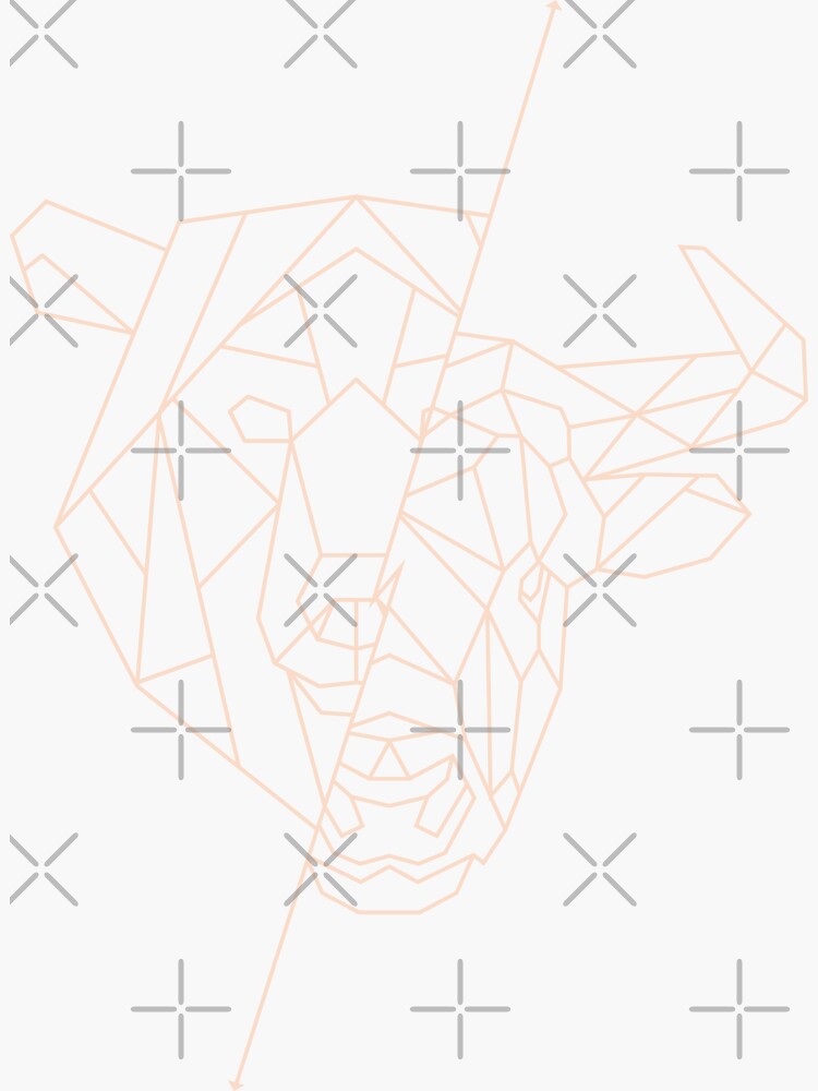 "Stock exhange forex bear " Sticker for Sale by TRIBExSPACE | Redbubble