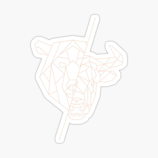 "Stock exhange forex bear " Sticker for Sale by TRIBExSPACE | Redbubble