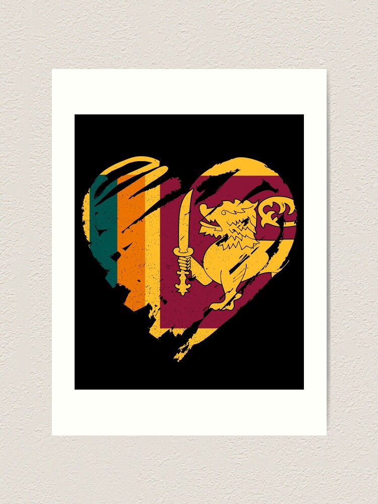 "I Love Sri Lanka - මම ලංකාවට ආදරෙයි" Art Print for Sale by feether ...