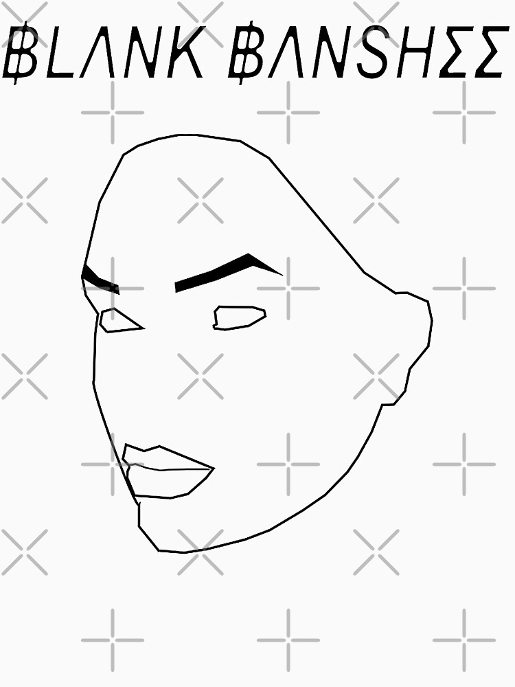 "Blank Banshee Minimal" T-shirt for Sale by pizzacontigo | Redbubble ...