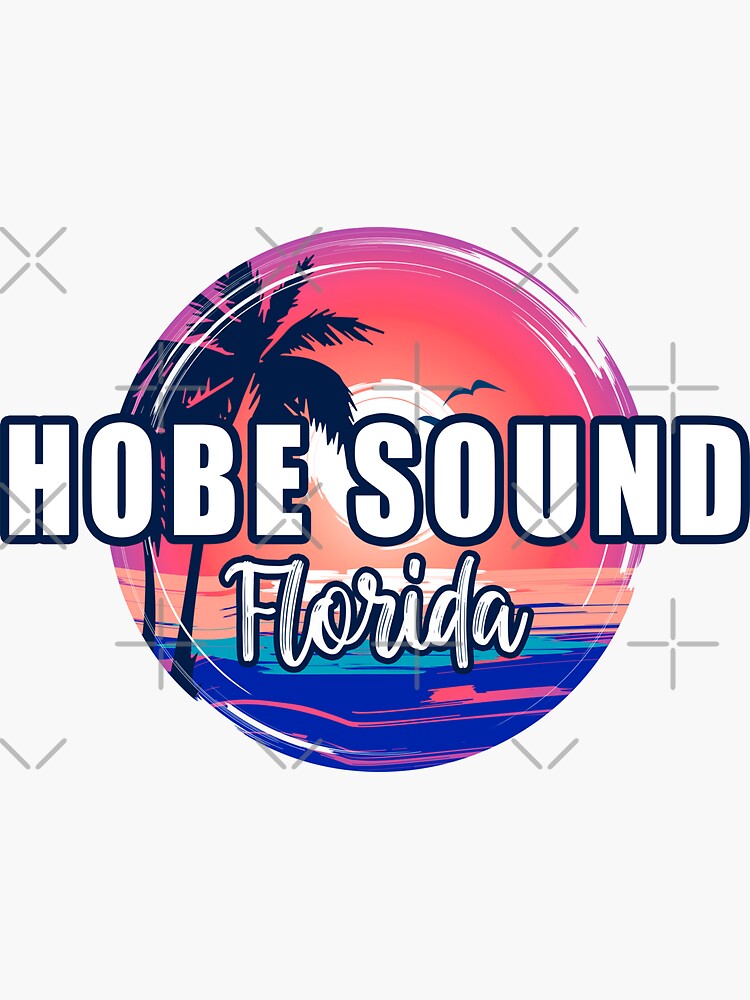 "Hobe Sound Beach" Sticker by InspireShop | Redbubble