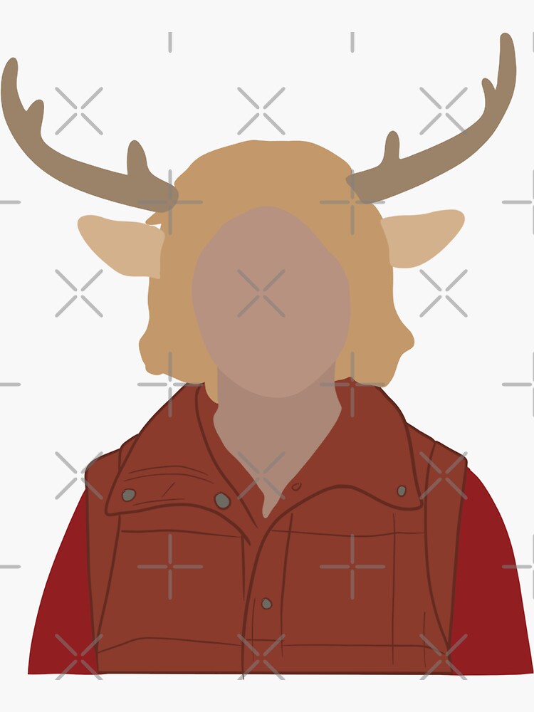 "Sweet tooth Netflix | deer antlers 1" Sticker for Sale by Katedmz ...